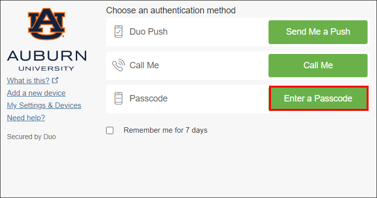Information Technology - Duo: Using a Duo Token - Service Portal
