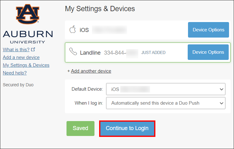 Information Technology - Duo: Managing Devices in Duo Mobile - Service ...