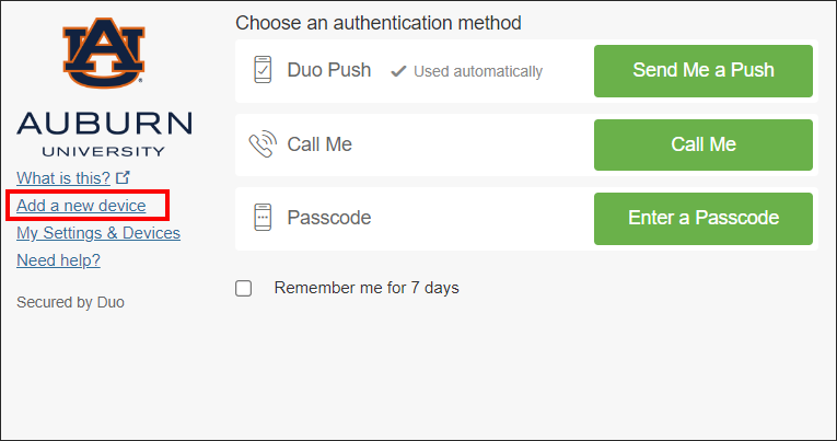 Information Technology - Duo: Managing Devices in Duo Mobile - Service ...
