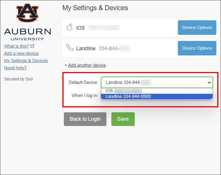Information Technology - Duo: Managing Devices in Duo Mobile - Service ...